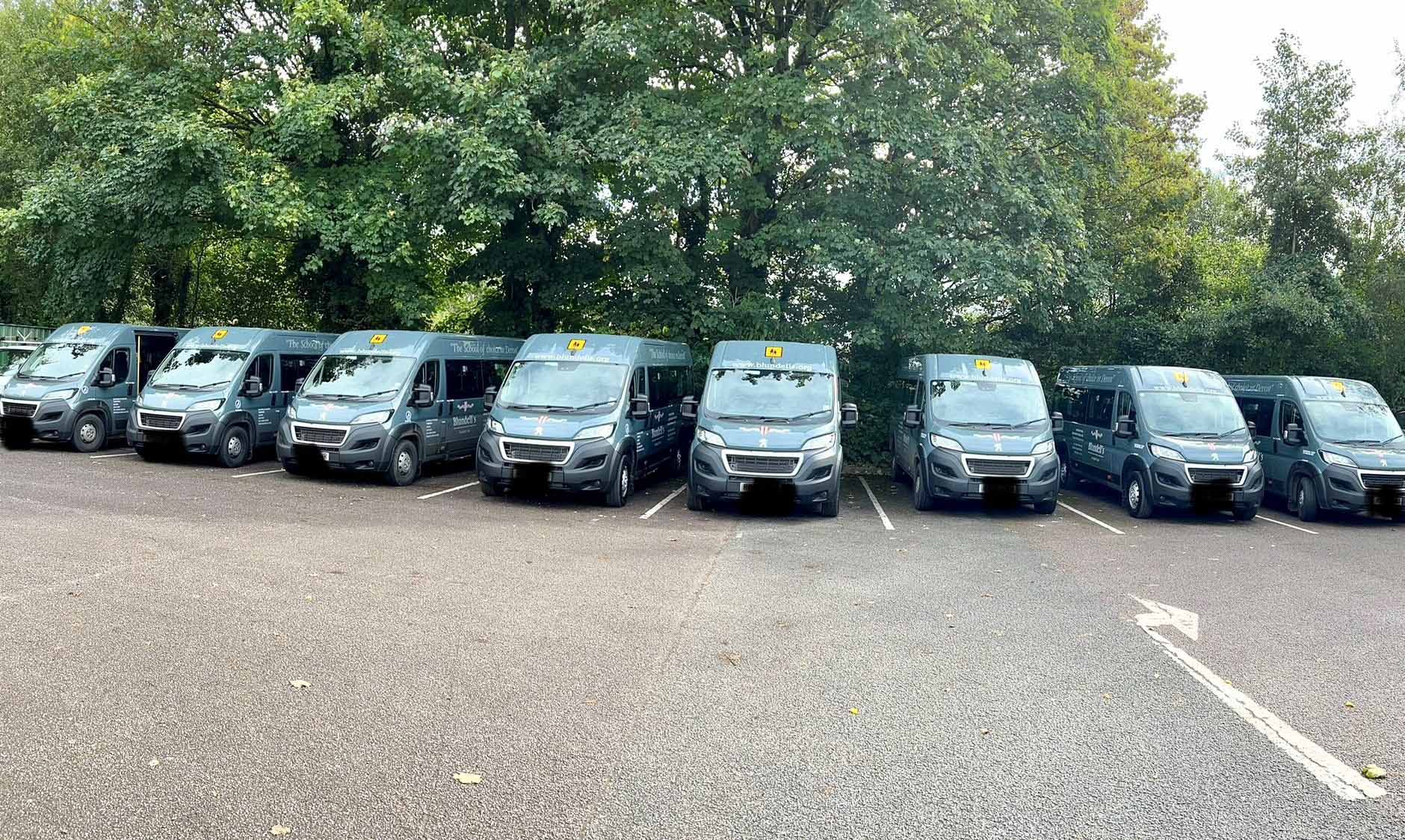 Proud supplier of Blundell's School minibus fleet for 10 years - Falcon ...